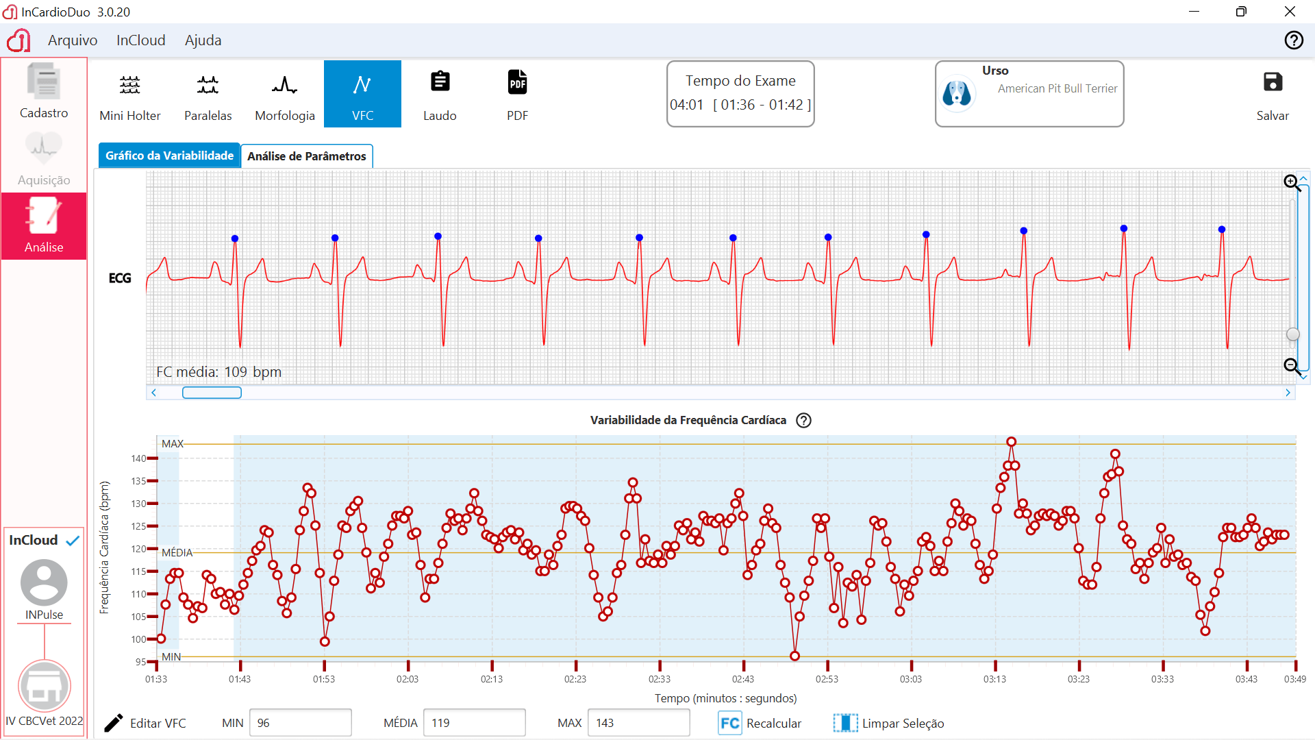 INcardio X - ECG Veterinário
