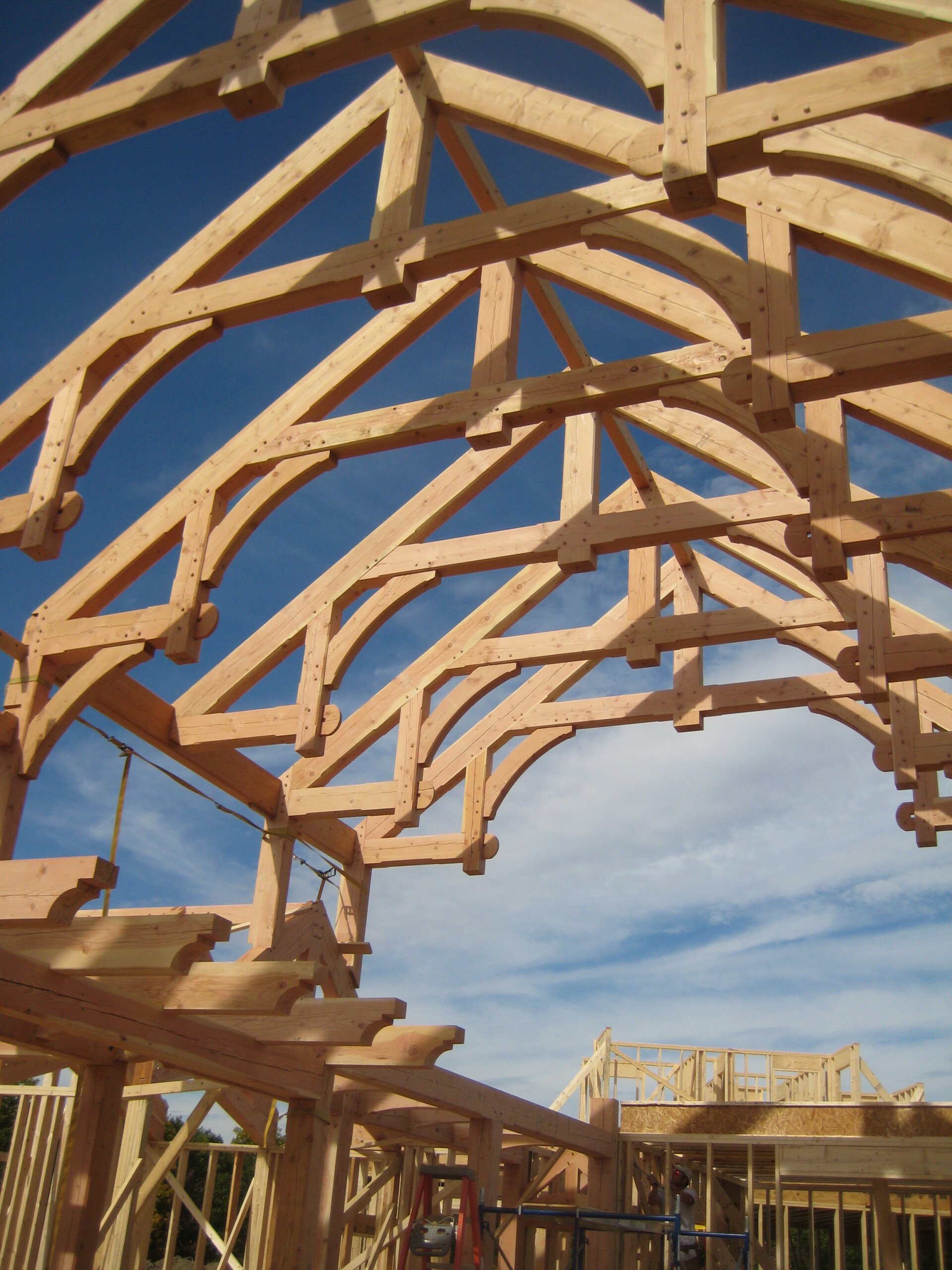 Hybrid Timber Framing: A Mix of Elements