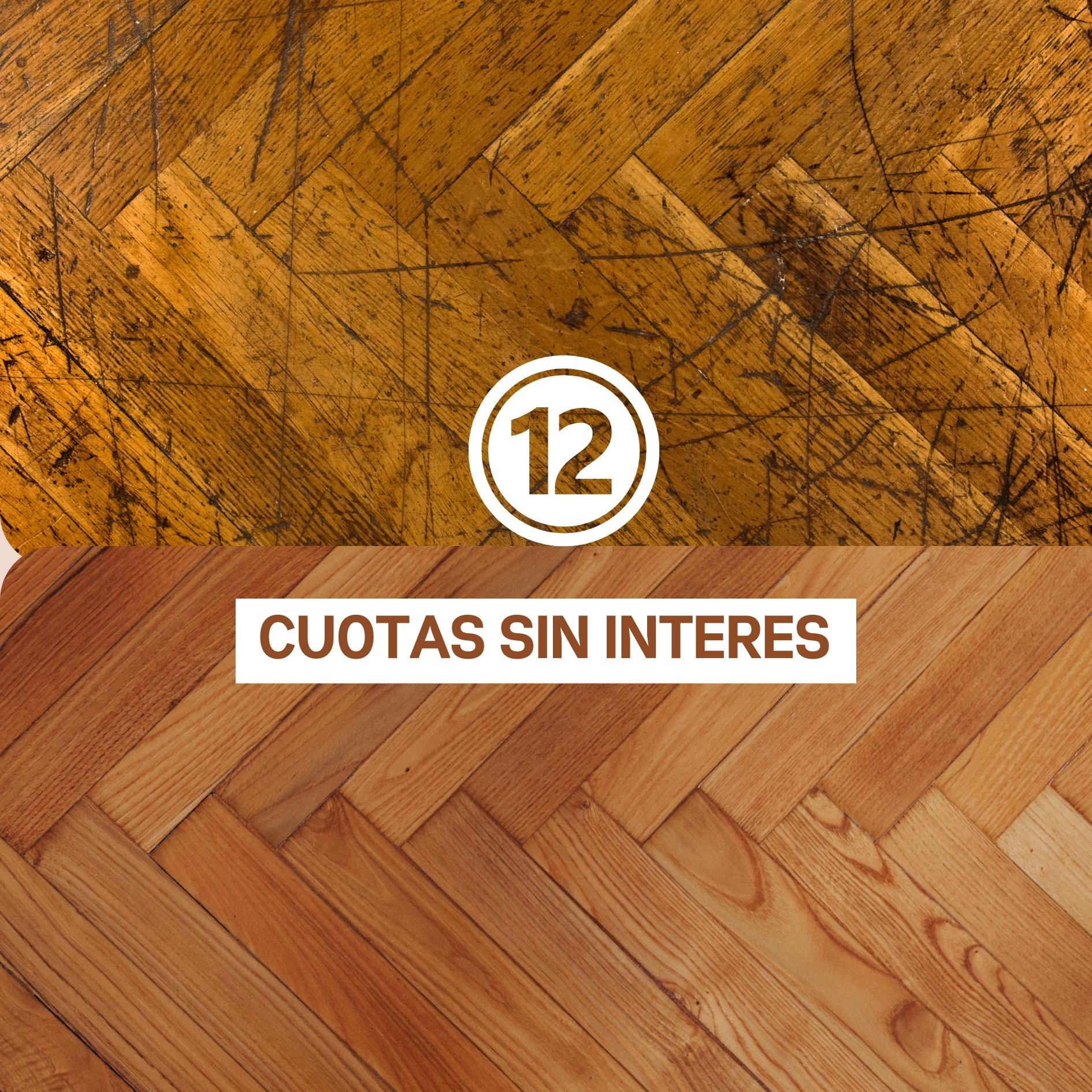 Servicio de pulido y laqueado de pisos de madera