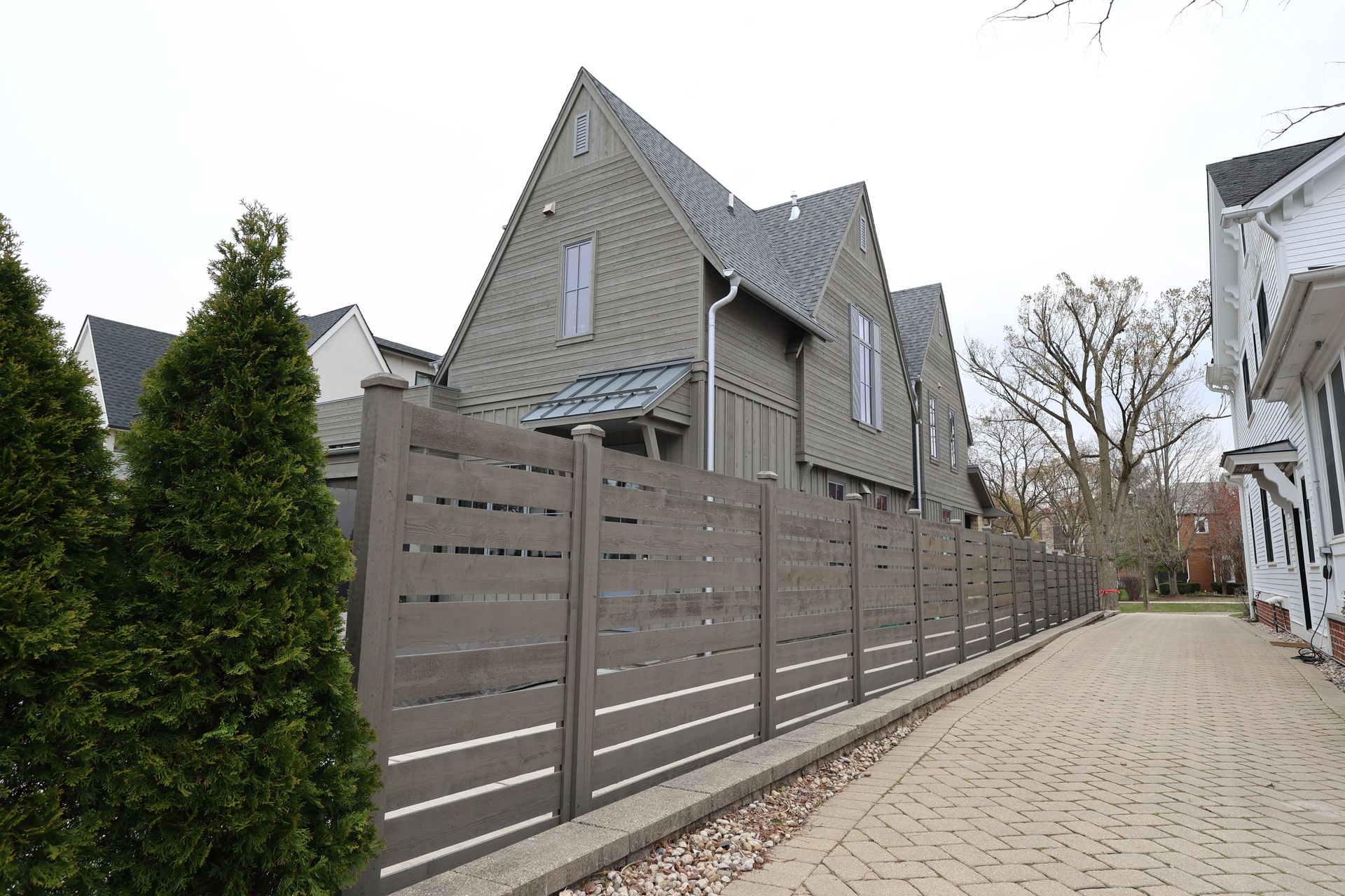 Horizontal Fence Installation in Illinois