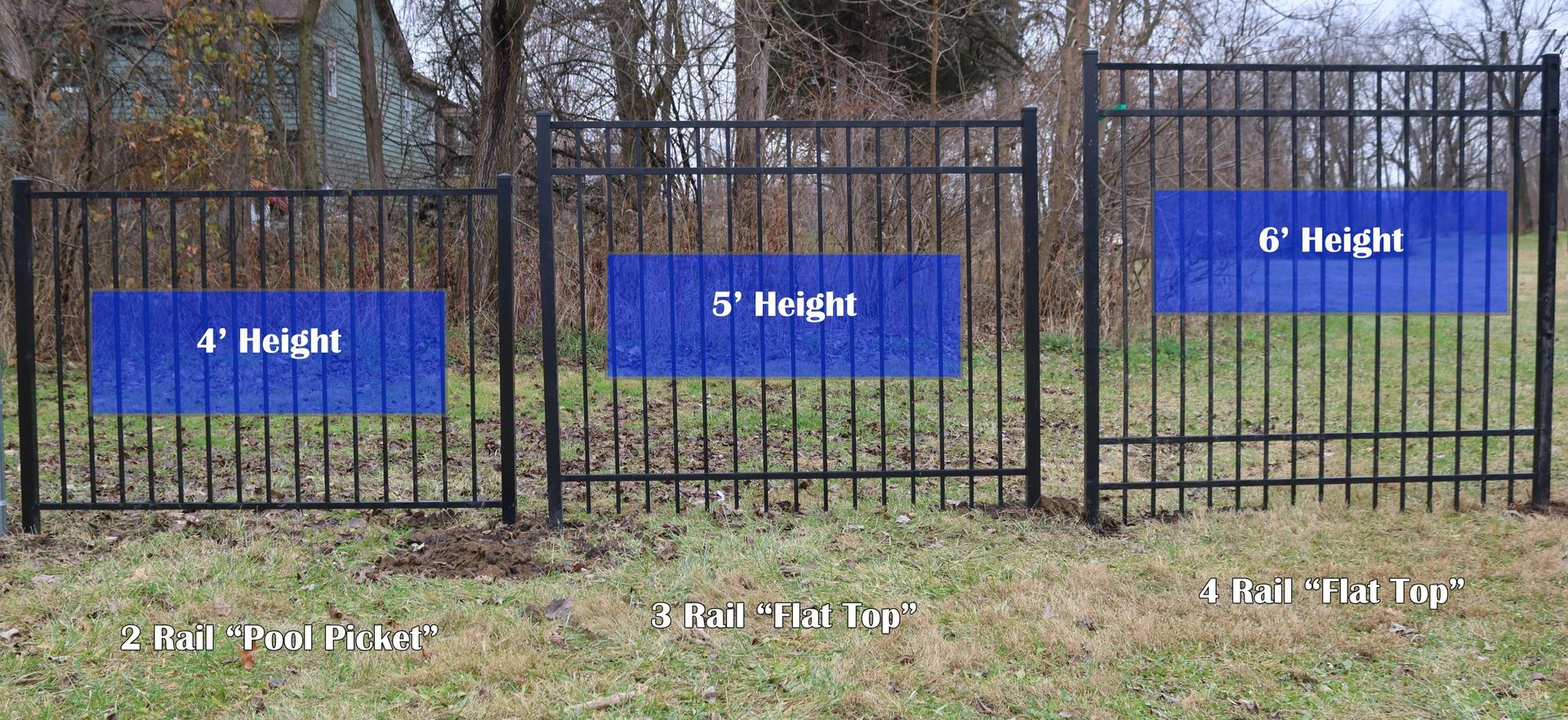 Aluminum Fence Installation, Illinois Fencing