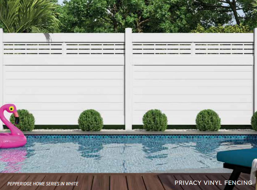 Vinyl Fence Installation, Illinois Fencing