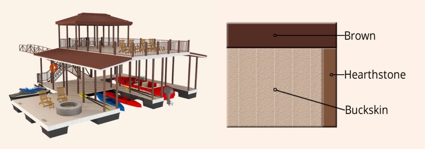 Dock Color Options | Design a Dock You'll Love