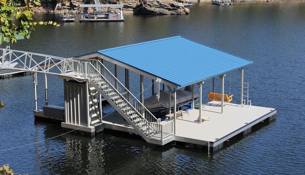 Gable Roof Boat Docks Gallery