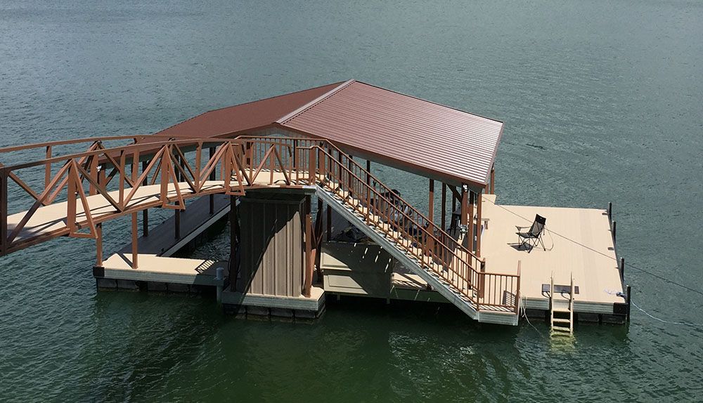 Gable Roof Boat Docks Gallery