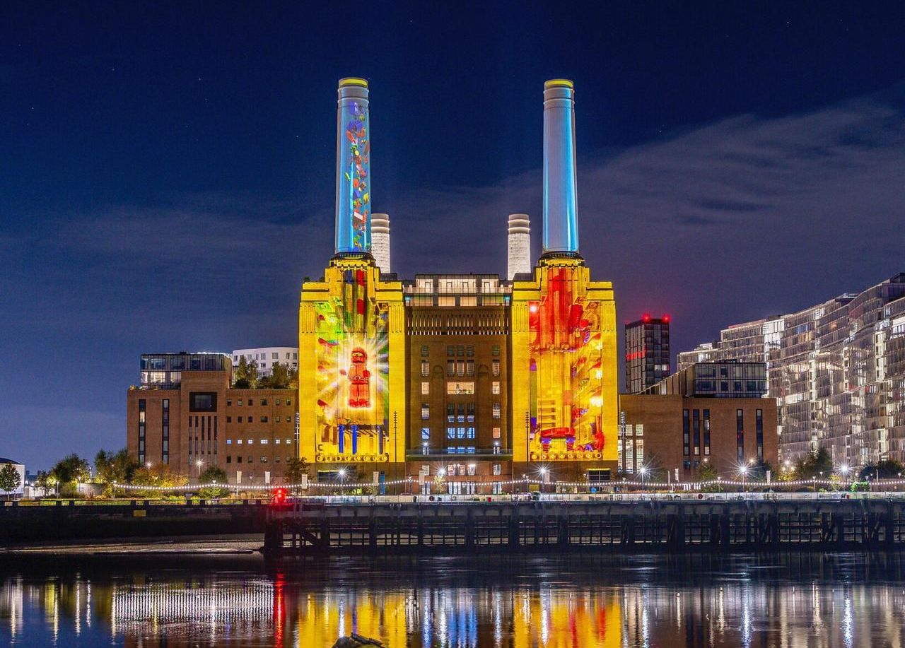 iMAG Deliver LEGO Projection Mapping at Battersea Power Station