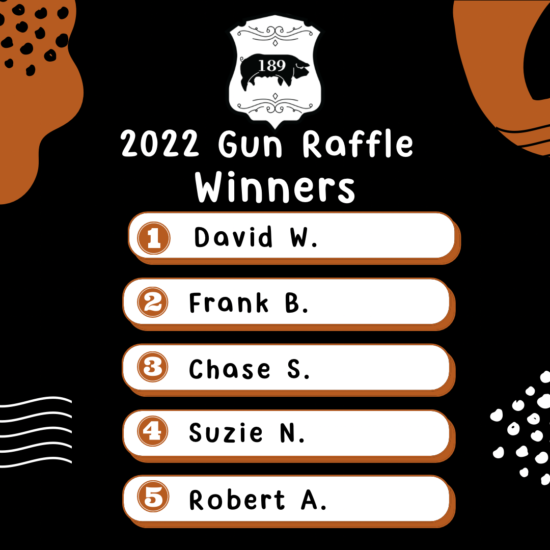 Gun Raffle Winners!