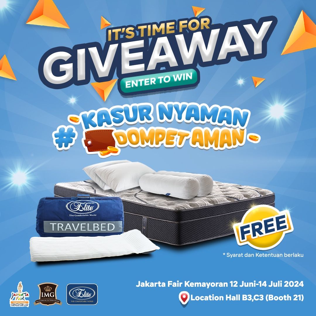 Elite Springbed Siapkan Promo Heboh Untuk Jakarta Fair 2024