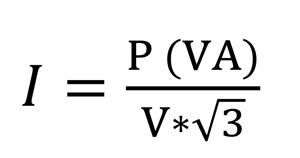 Calculadora de corrente trifásica