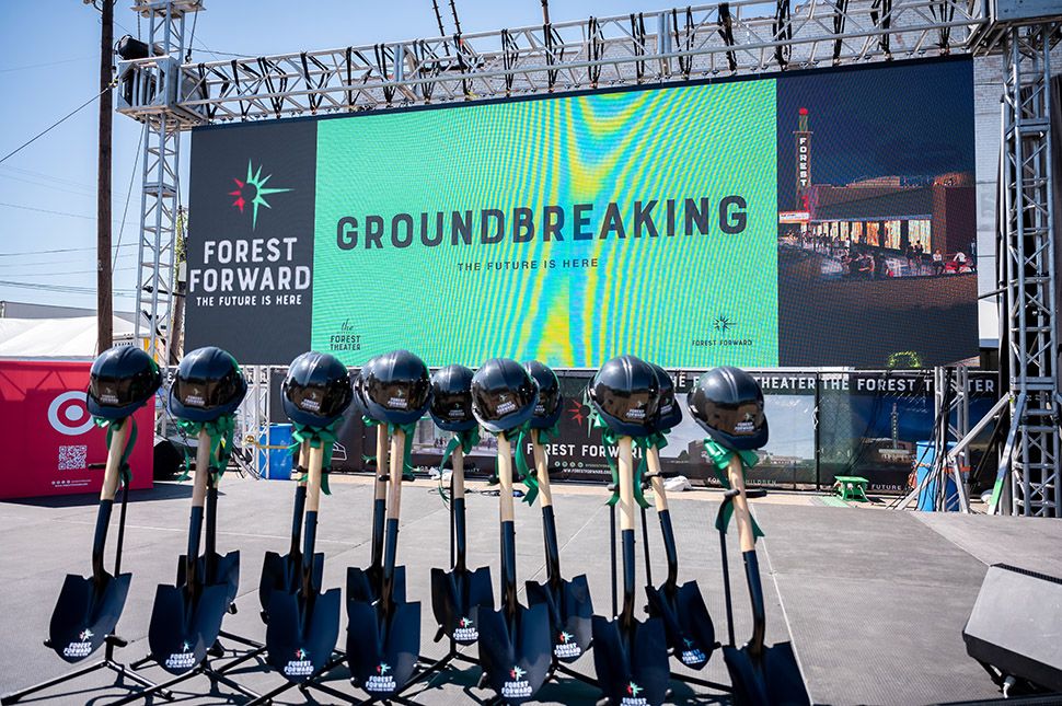 Groundbreaking & Construction Start: Forest Theater- Forest Forward