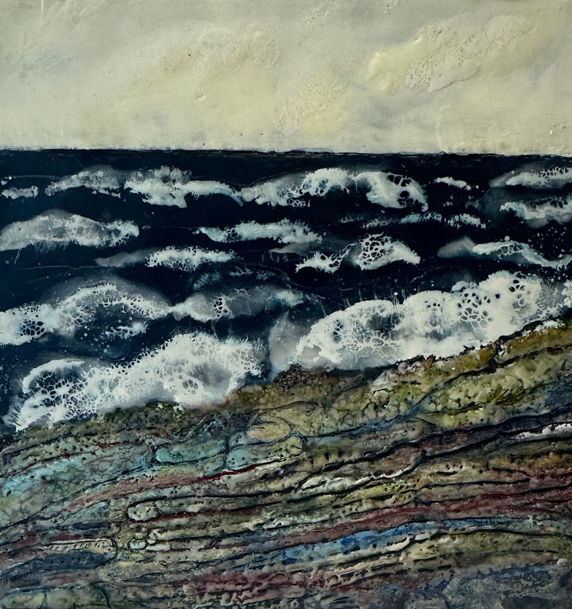 Lacy Waves original art