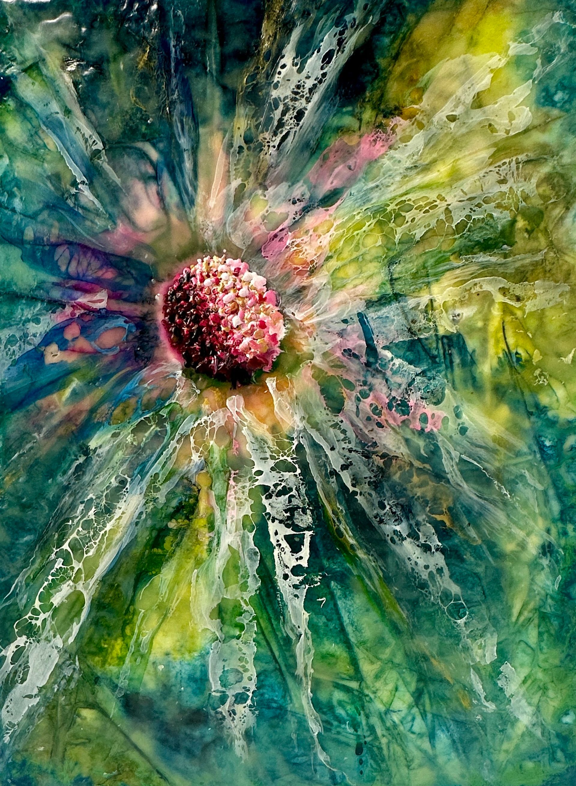 Elemental Golden Flow original art