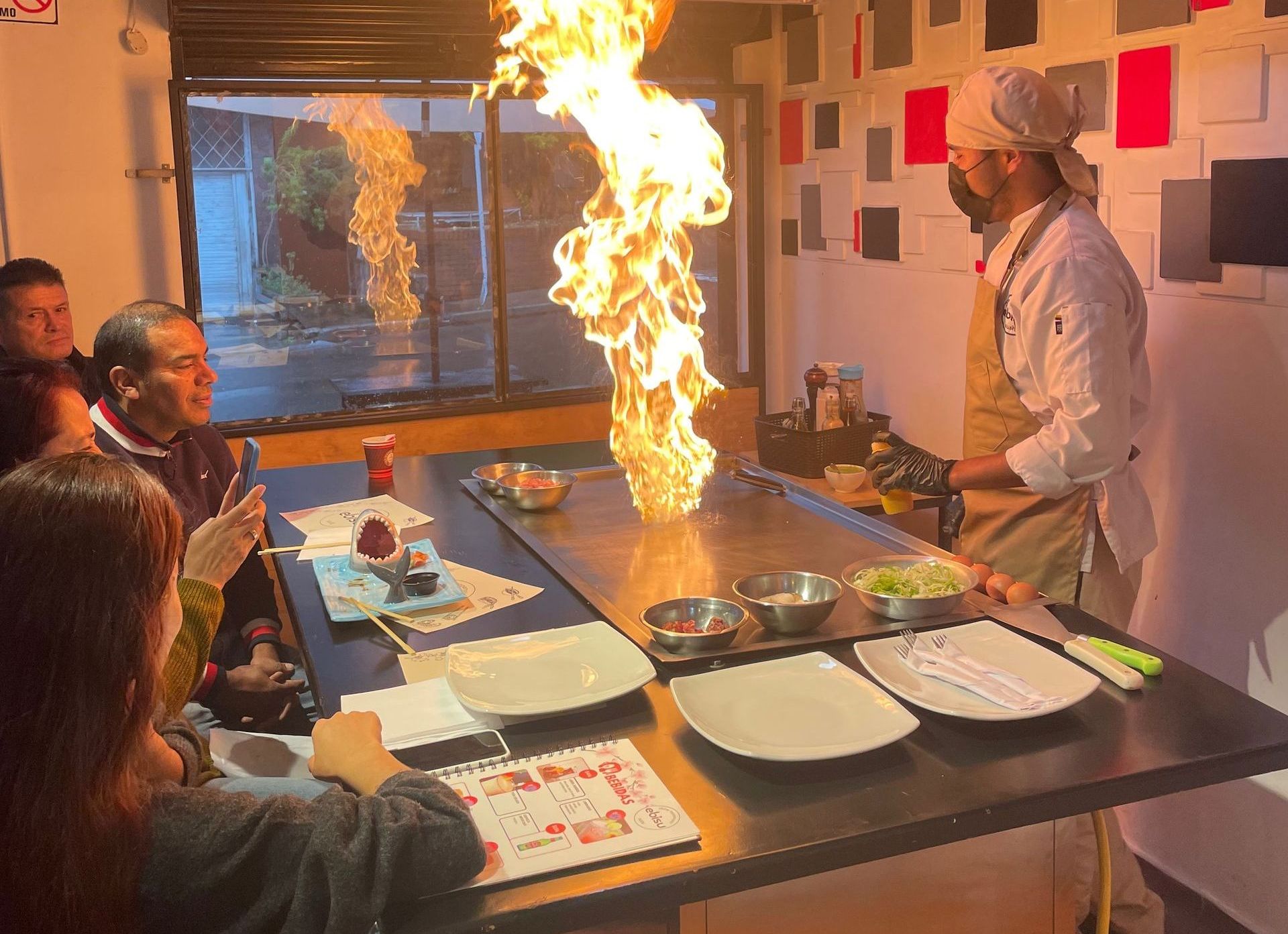 Restaurante de teppanyaki | Ebisu Teppanyaki Show | Bogotá