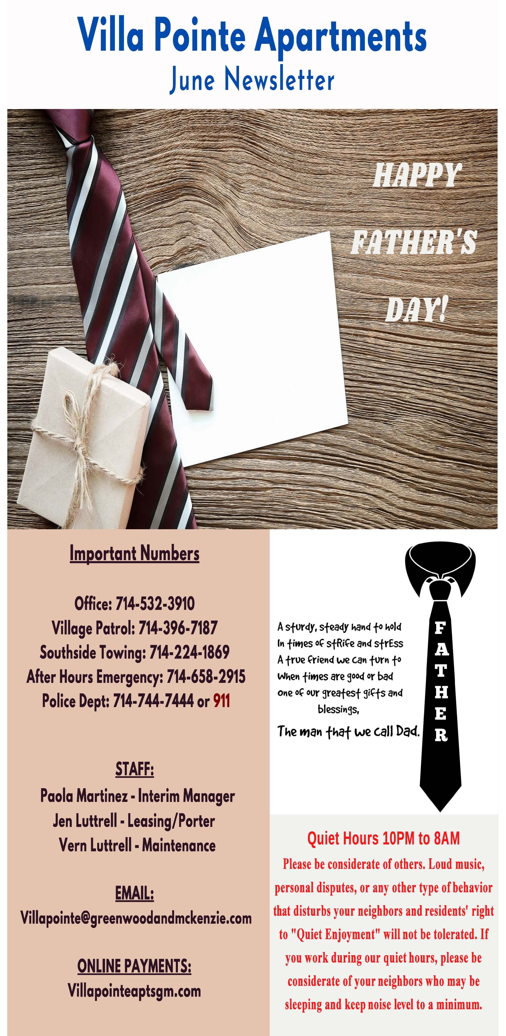 Resident Newsletter - June