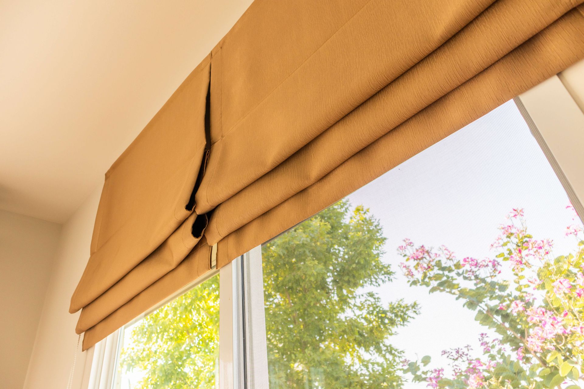 Roman Blinds Installation | SYD Blinds & Shutter