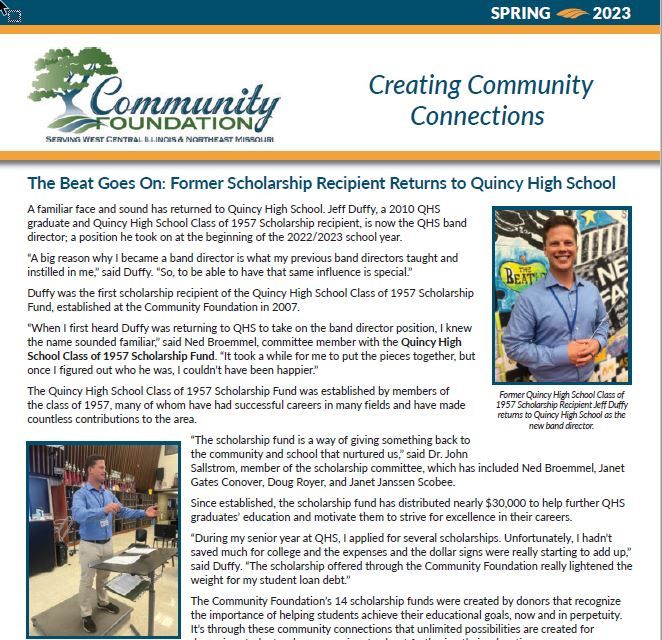 Community Foundation Newsletters | Quincy IL