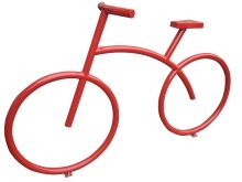 Custom design functional street art bike racks. Metalcraft Engineering ...
