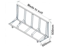 Commercial bike rack. Metalcraft Engineering bike racks, cycle stands ...