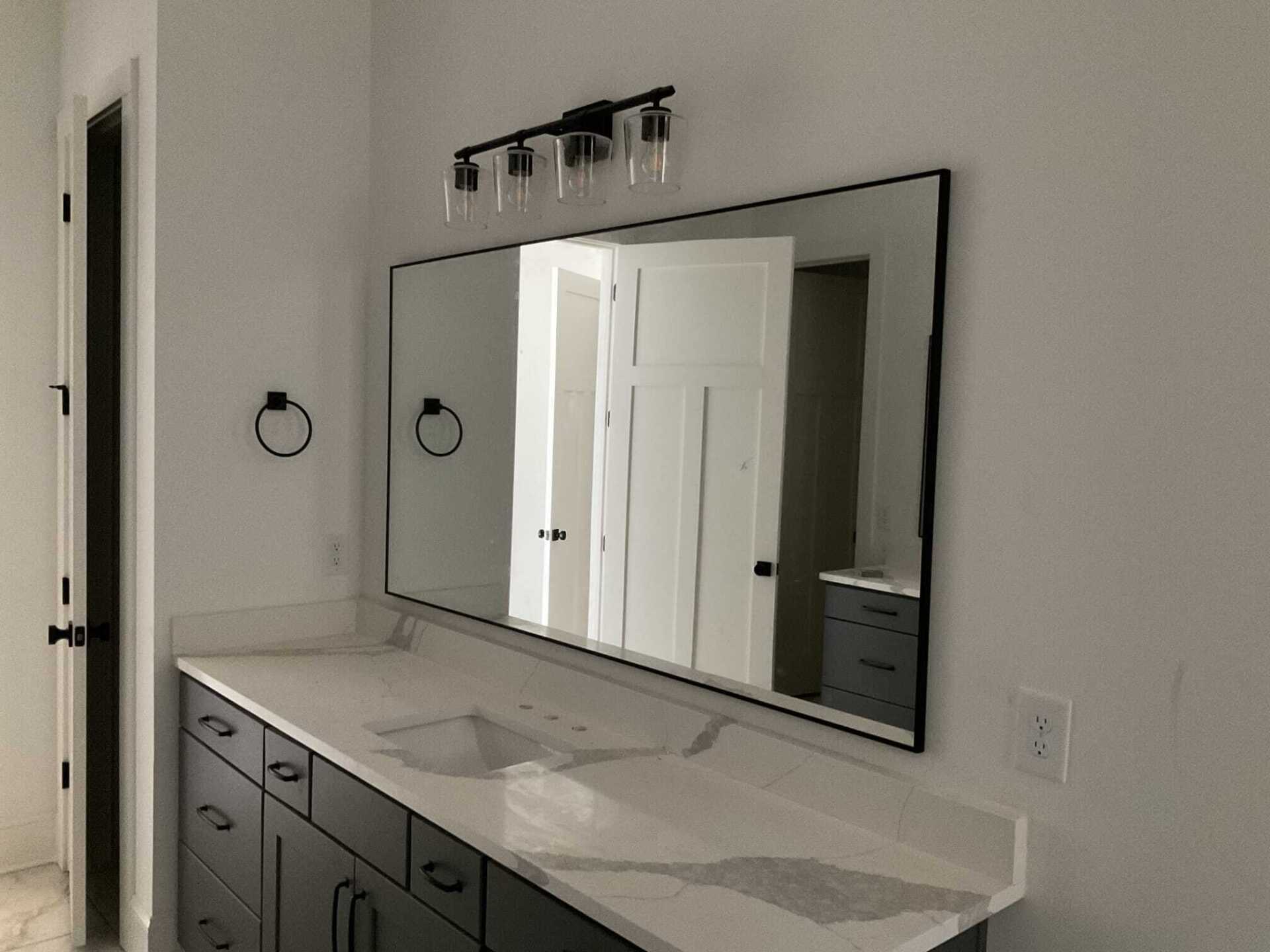 Thin Metal Framed Mirrors - Doors By Mike