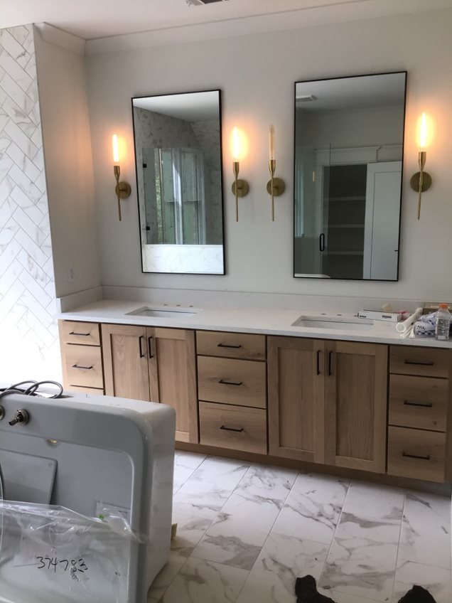Thin Metal Framed Mirrors - Doors By Mike