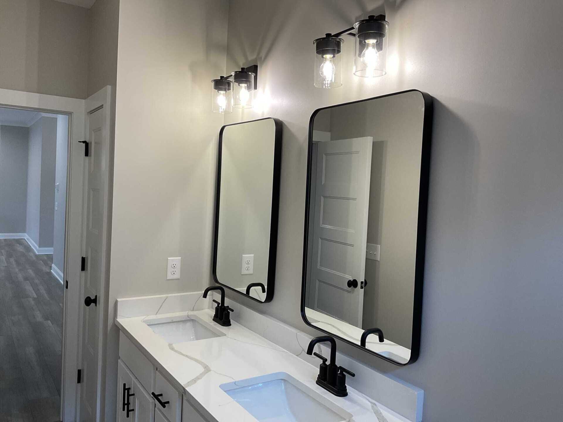 Radius Rectangle Mirrors - Doors By Mike