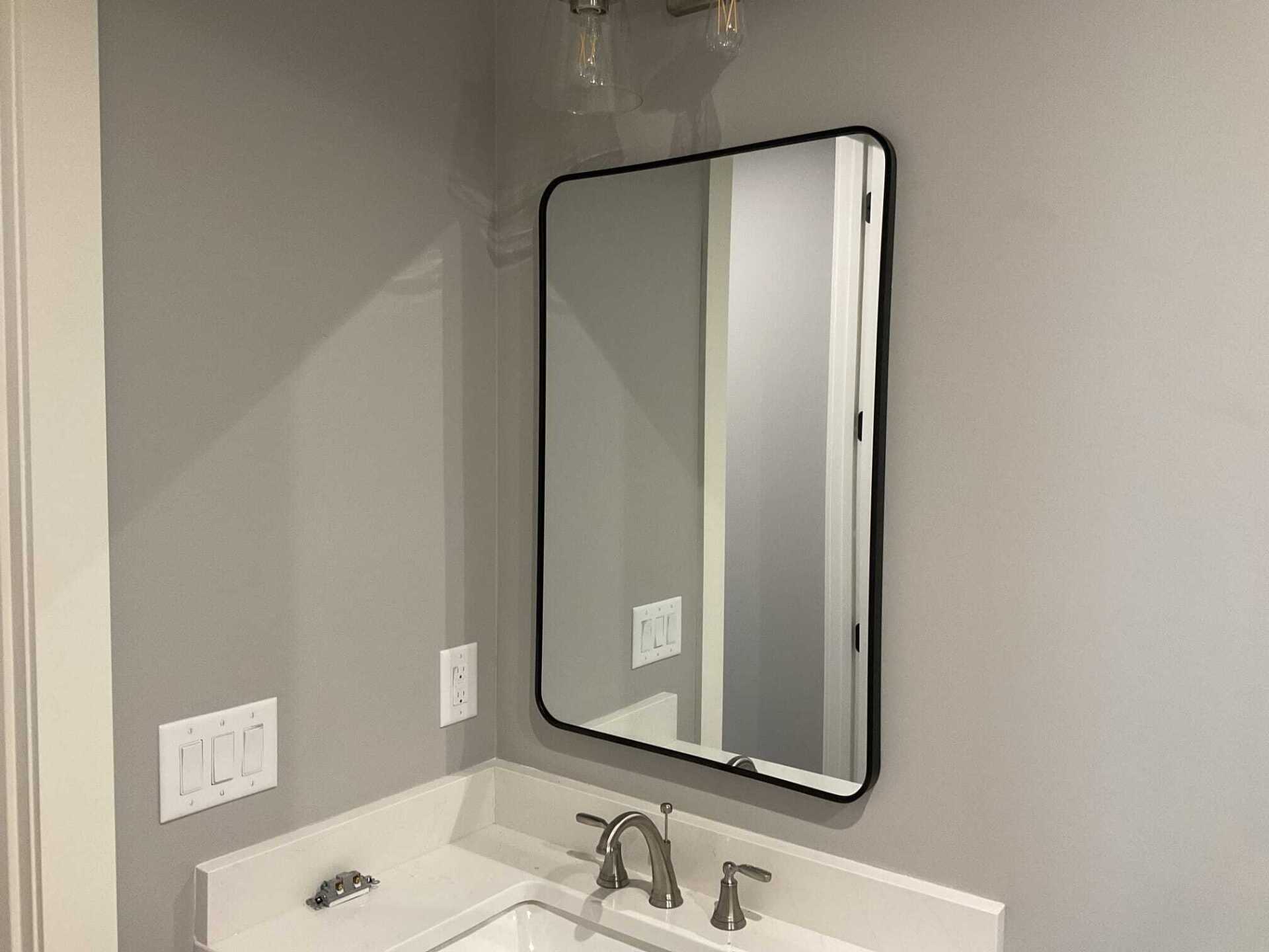 Radius Rectangle Mirrors - Doors By Mike