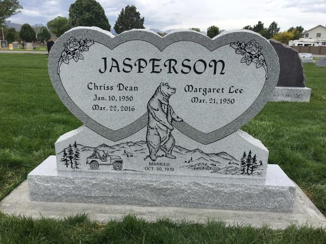 Headstone Photo Gallery | Walker Monument | Utah
