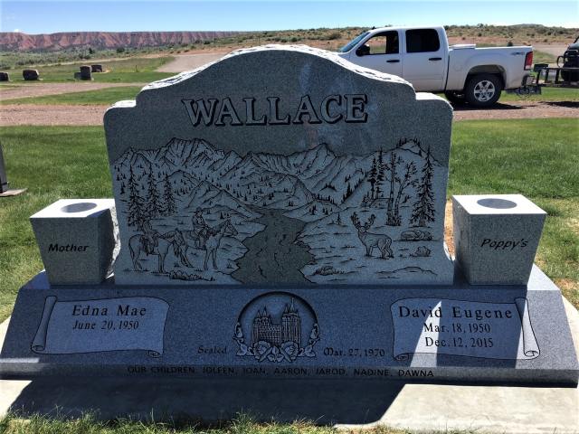 Headstone Photo Gallery | Walker Monument | Utah