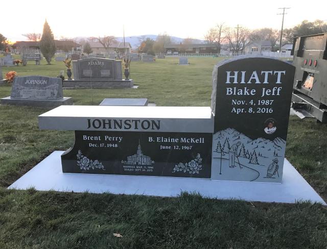 Headstone Photo Gallery | Walker Monument | Utah