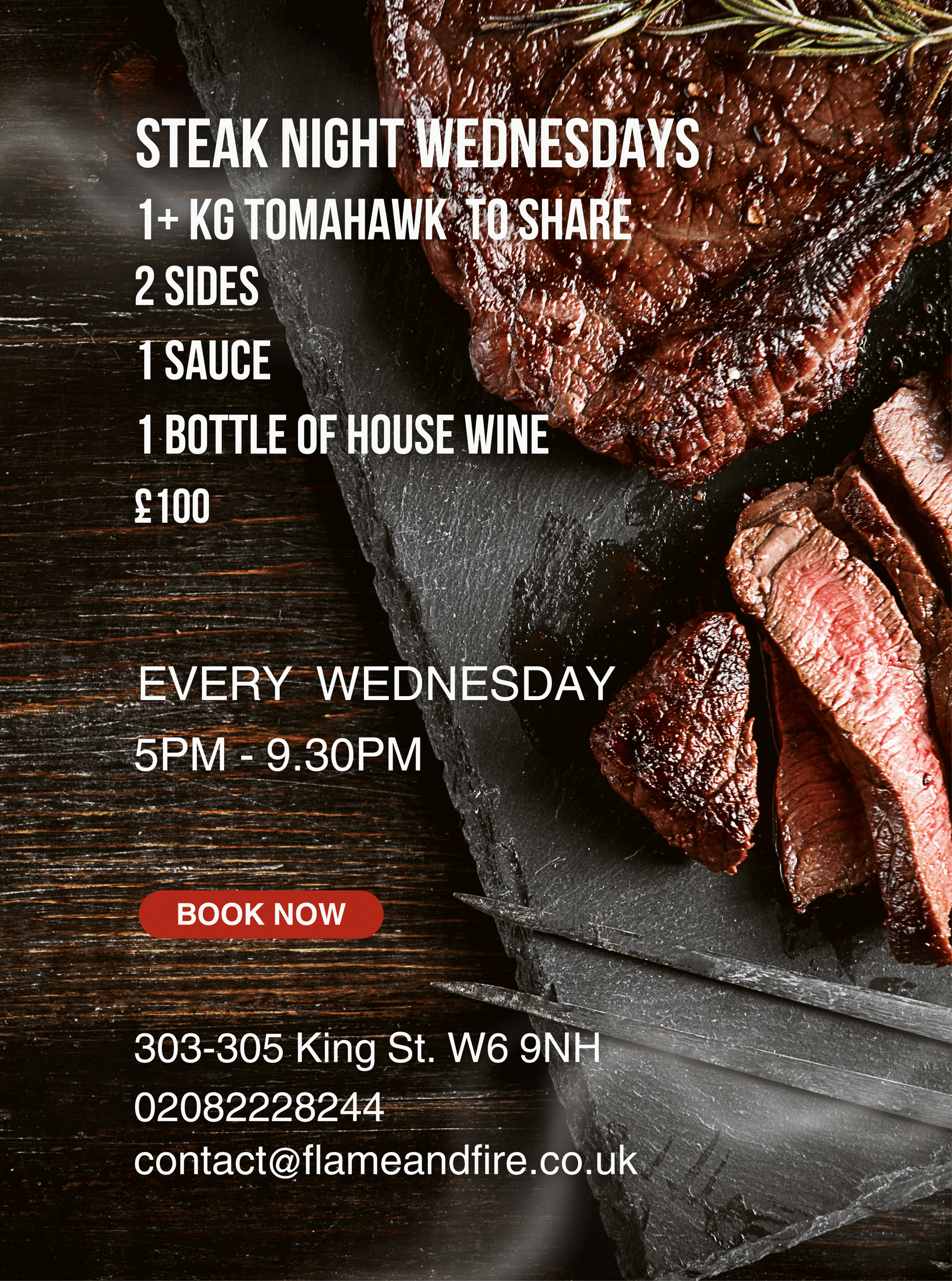 Steak Night Wednesdays
