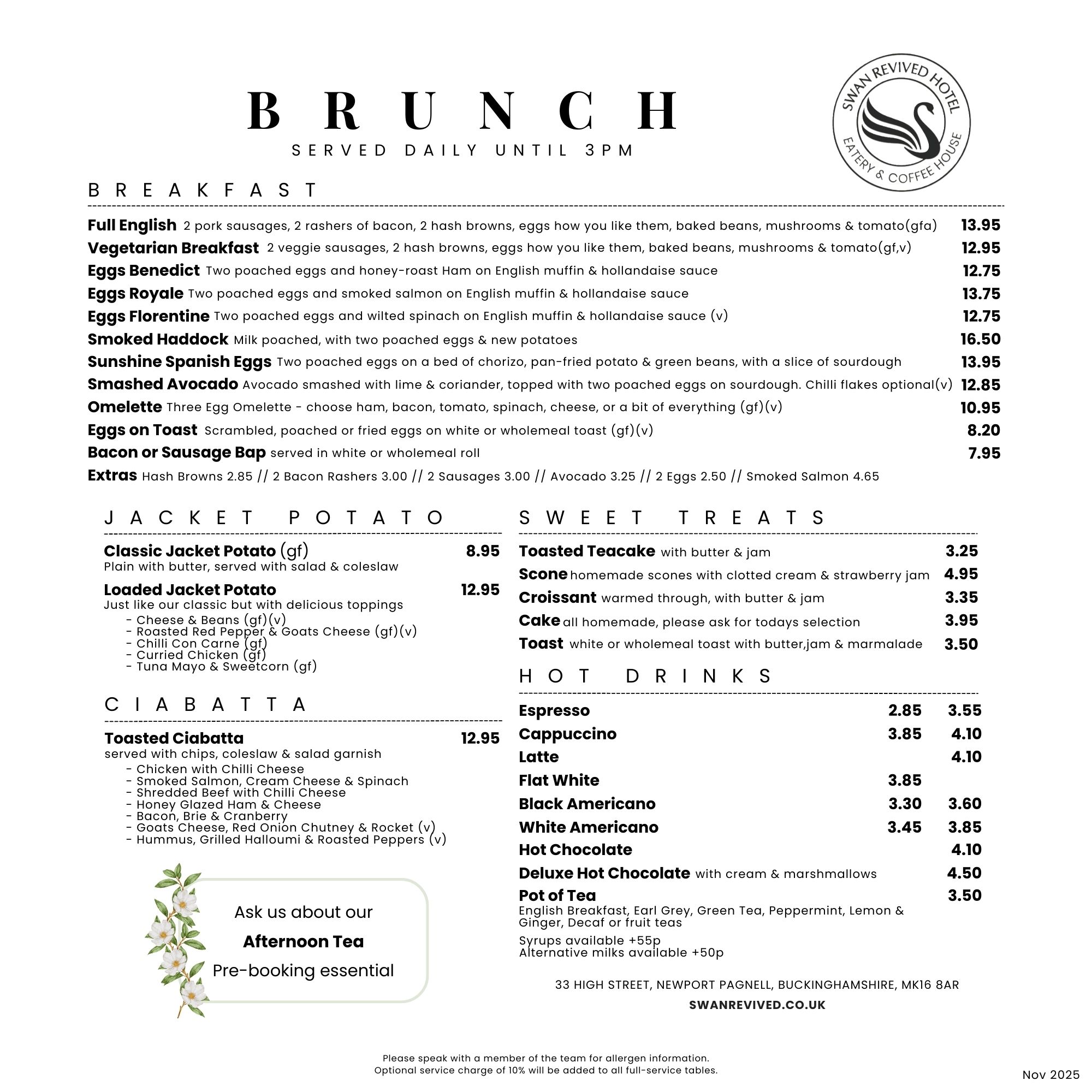 Swan Revived | Food & Drink