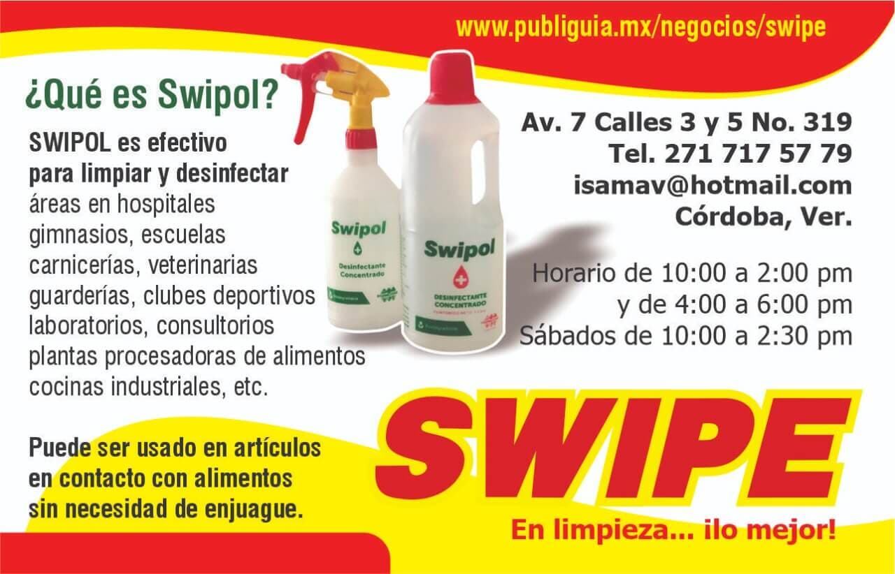 Productos químicos para limpieza, en Córdoba, Veracruz - SWIPE CORDOBA