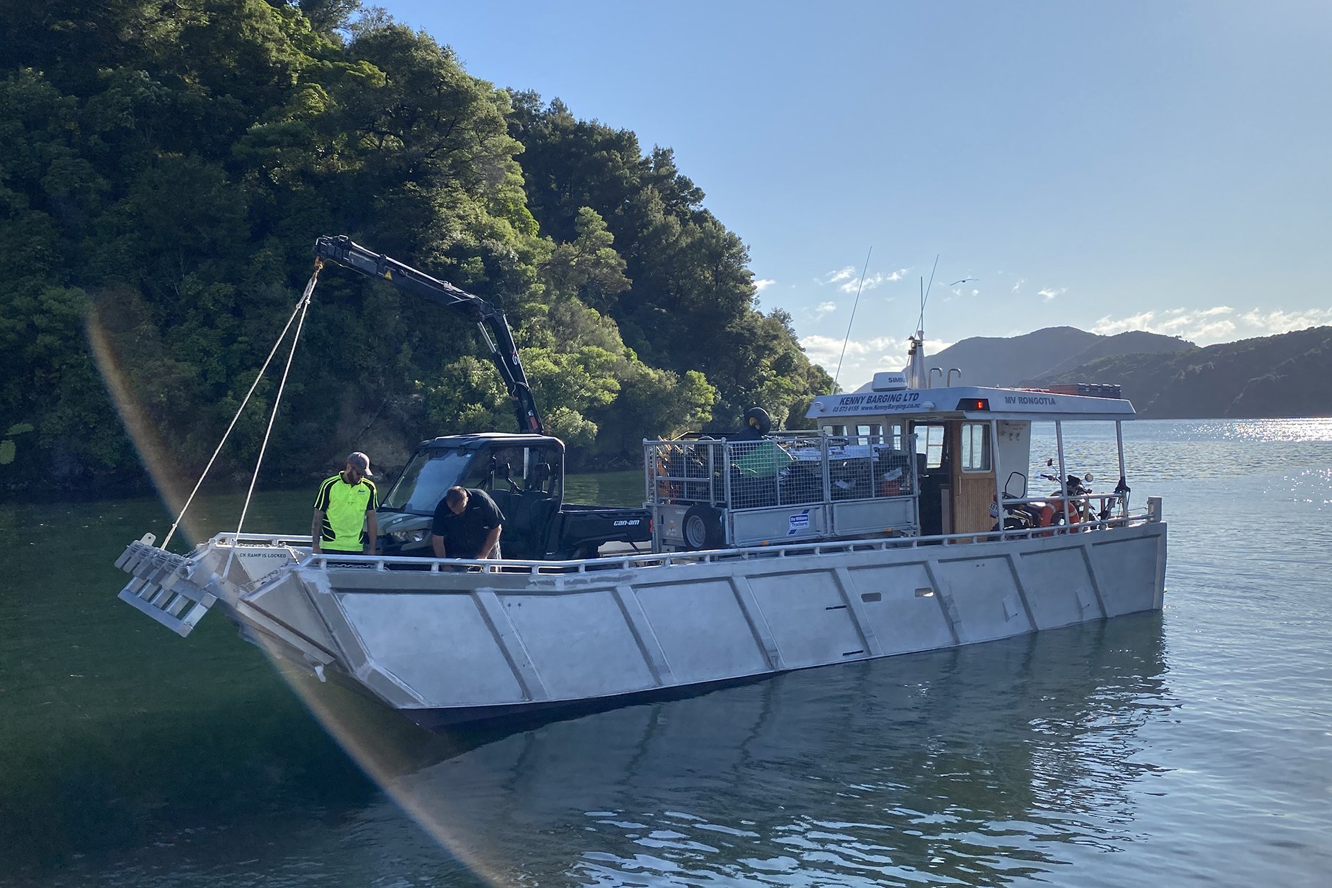 O'Donnell Park Barging, Marlborough Sounds Barging Services