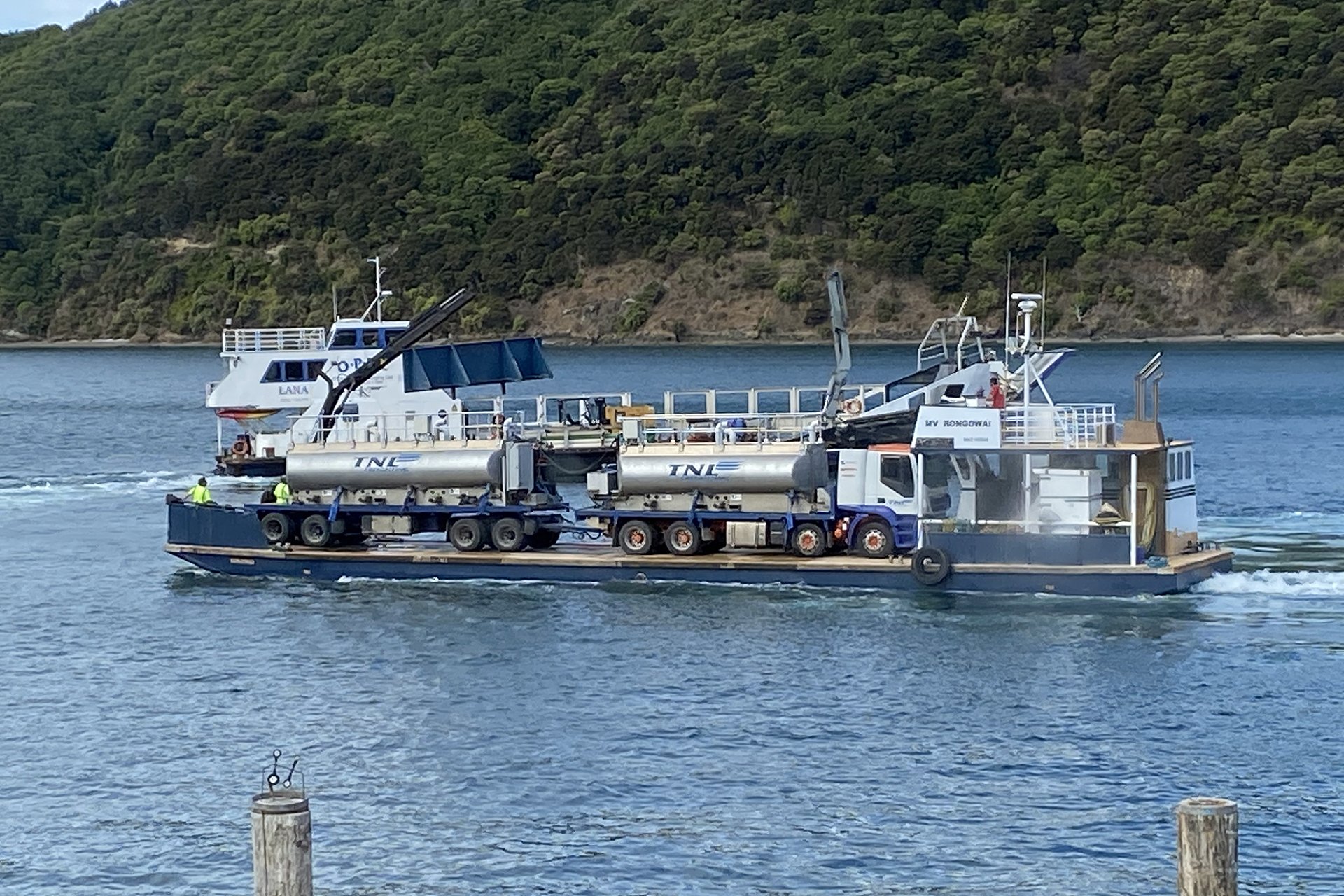 O'Donnell Park Barging, Marlborough Sounds Barging Services