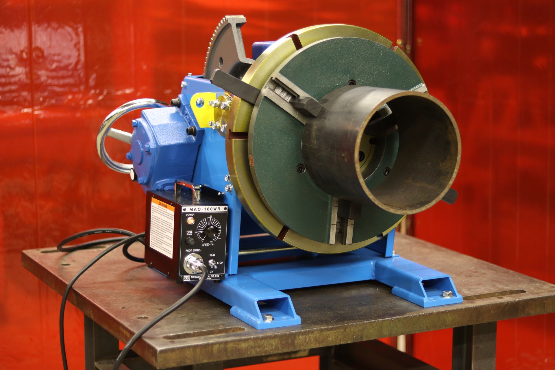 MAC Model PS-1F-5-A Benchtop Welding Positioner