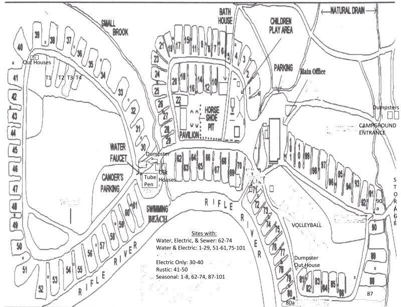 Our Sites | Omer, MI | Riverbend Campground Omer