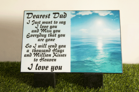 Personalised Memorial Plaques for Fathers | Granite Memorial Plaques