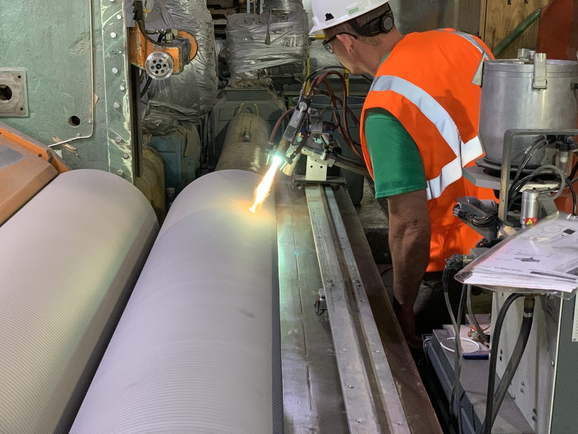 Surface Traction Coating | Hayden Corp. Thermal Spray Coaters