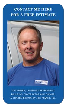 A Screen Repair By Joe Power, Inc | Jacksonville, FL | Residential ...