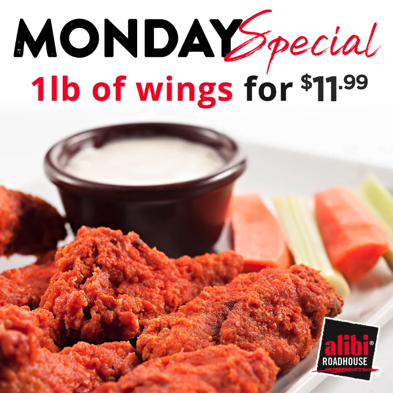 Alibi Roadhouse | Locally Owned Casual Dining Sports Bar