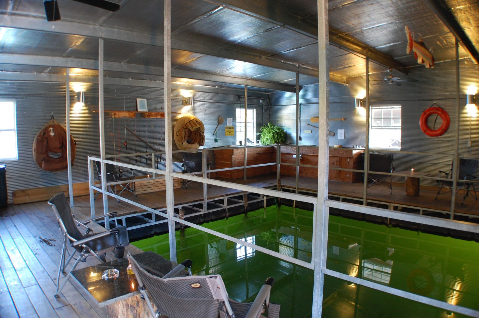 Indoor Heated Fishing – Beaver Lakefront Cabins