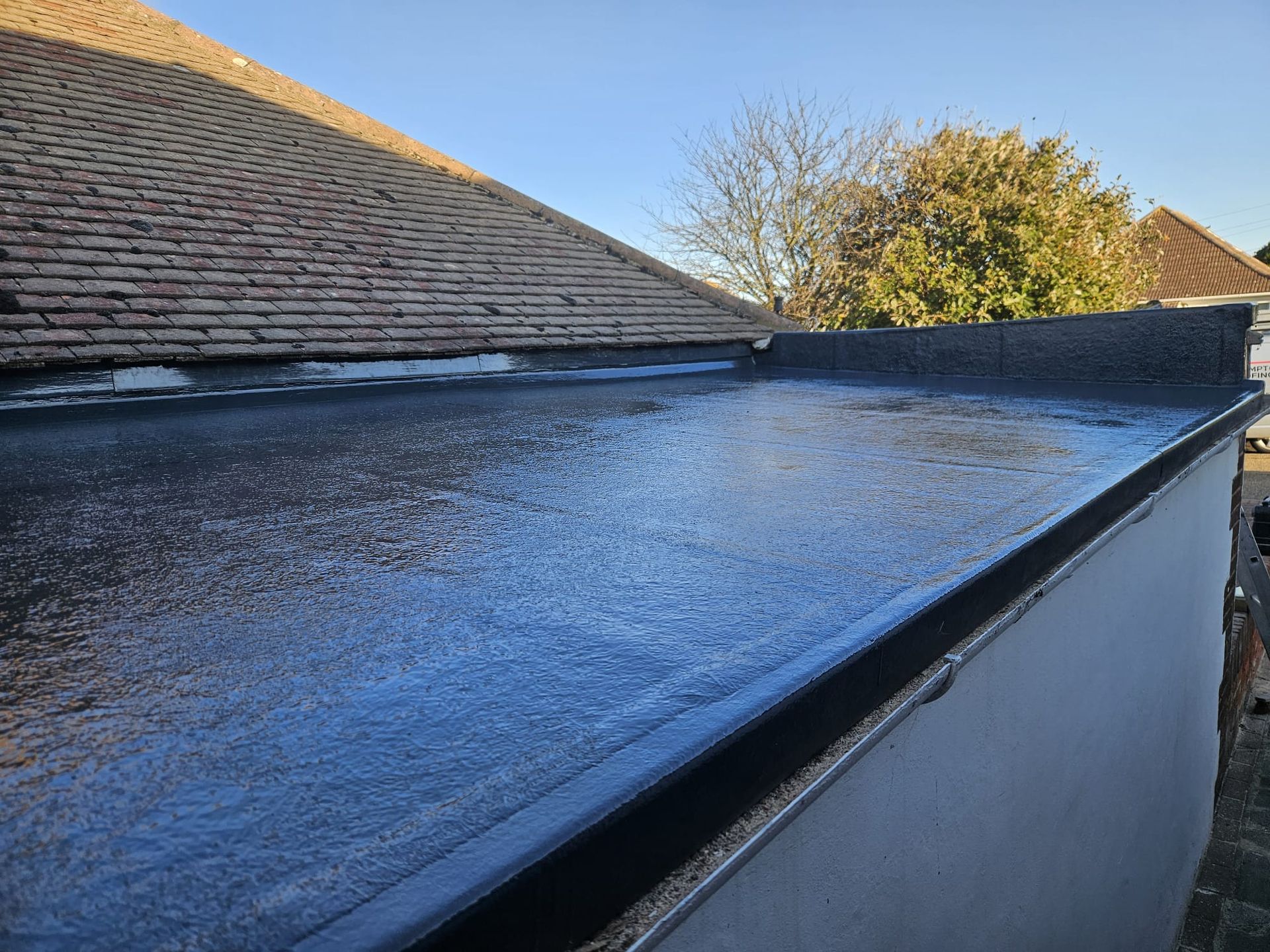 A Recent Garage Roof Refurbishment with Joist Reinforcement