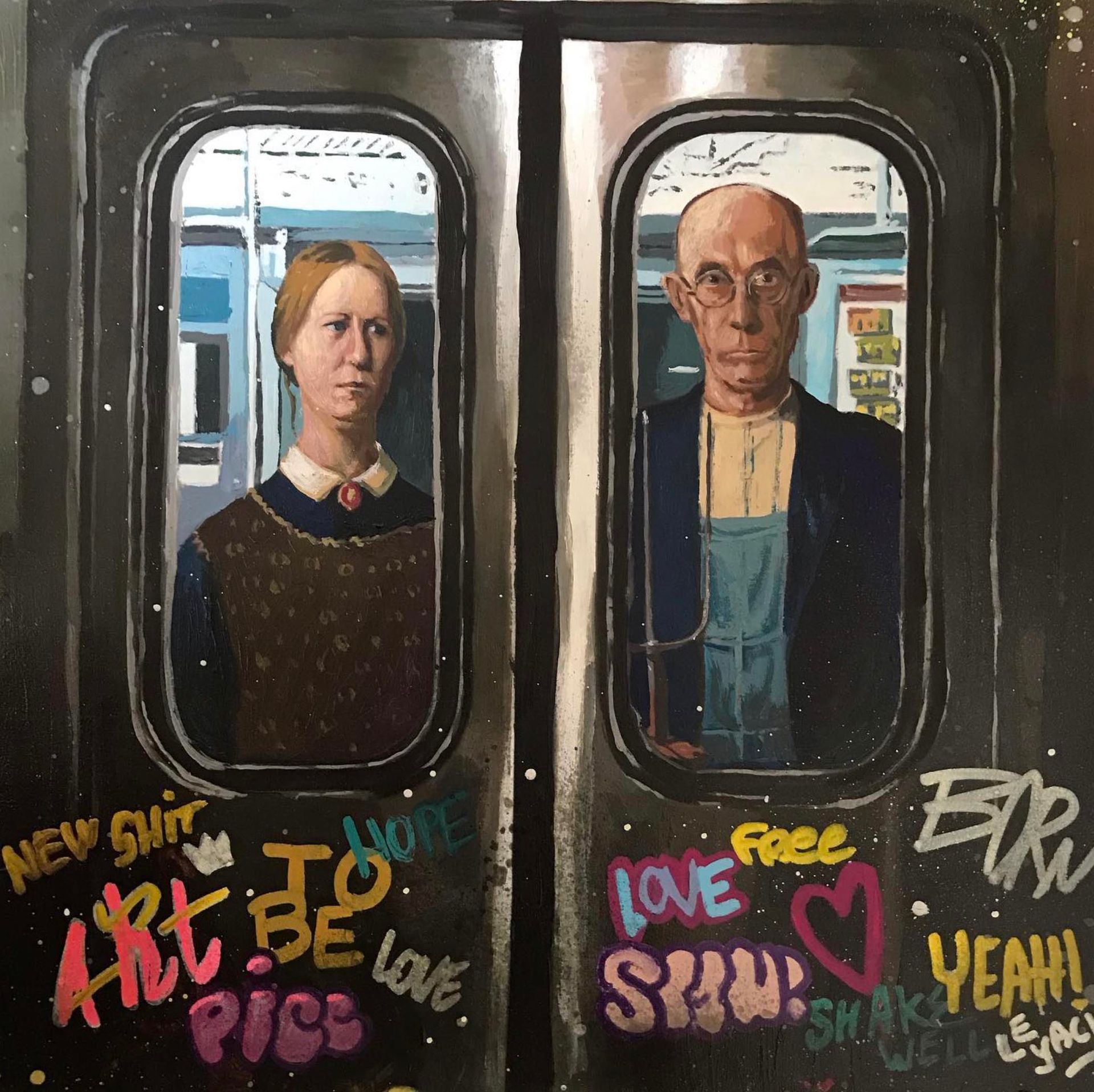 Retour en image sur le travail de l'artiste Le Yack