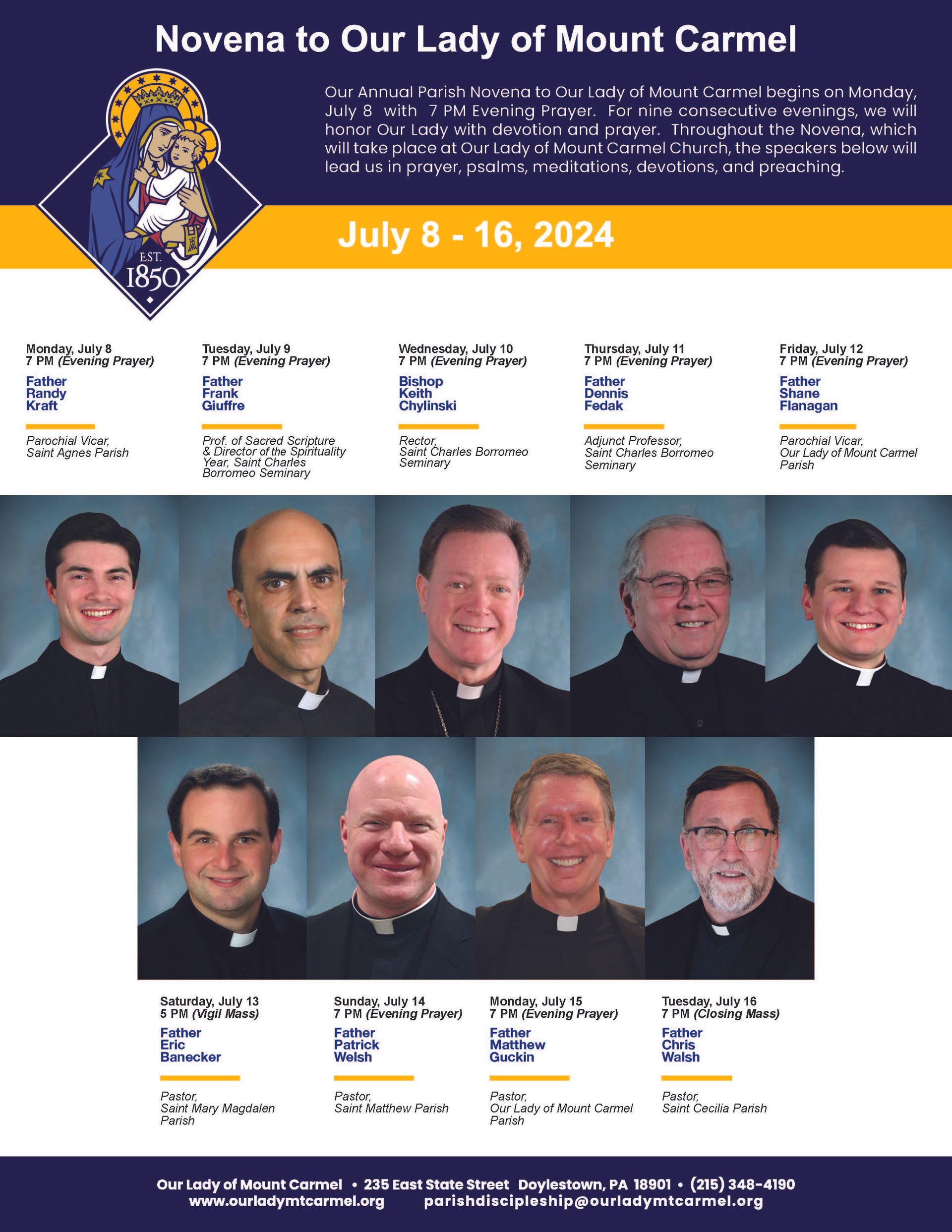 Our Lady of Mount Carmel Church | Doylestown, PA