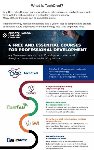 Ohio's Tech Cred Program