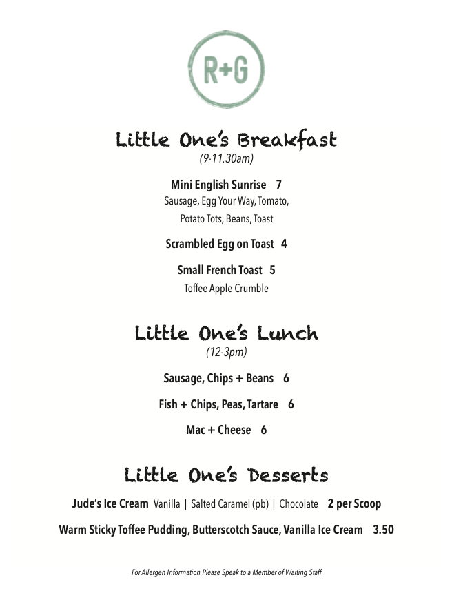 Our Menu | Rise + Grind: Breakfast & Lunch | Bishampton