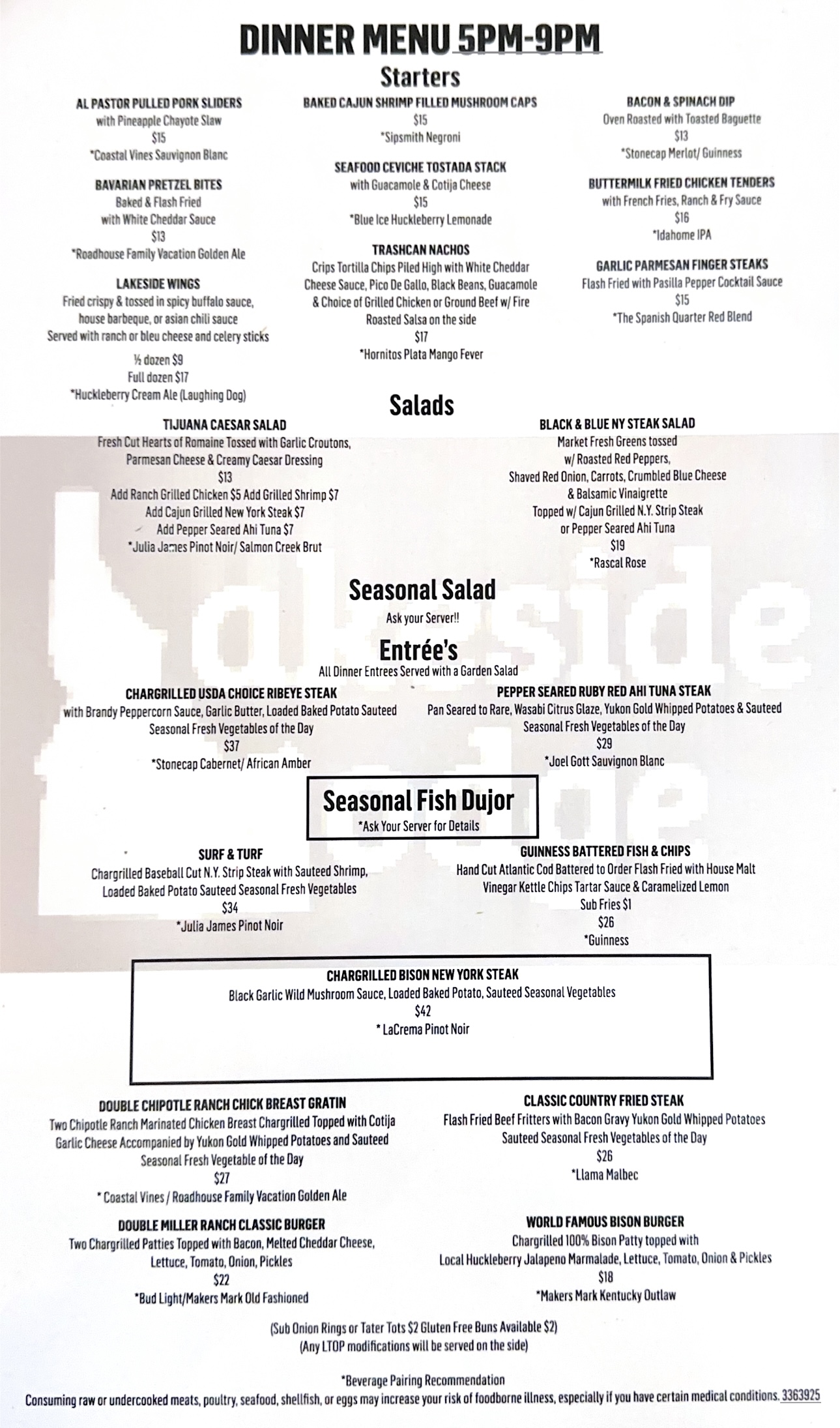 Restaurant | Lakeside Lodge & Resort Island Park Idaho