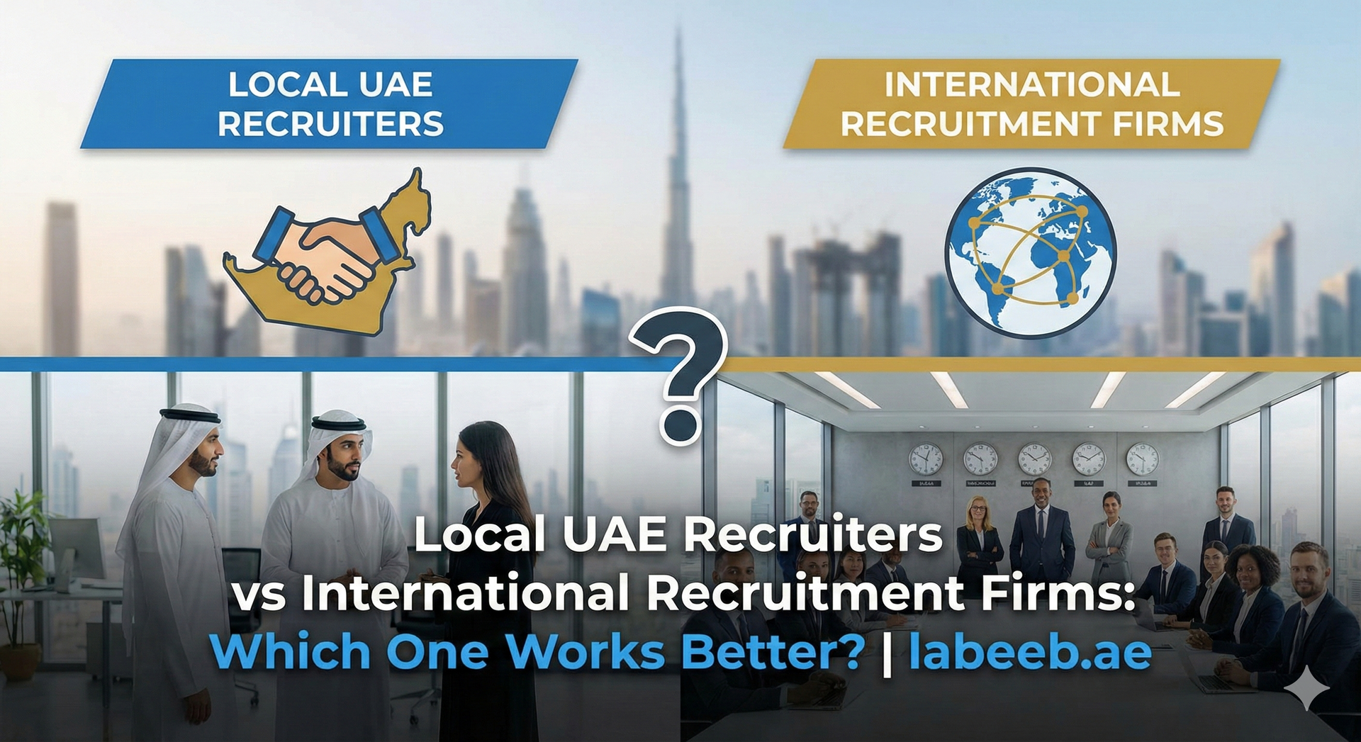 Local UAE Recruiters vs International Firms | labeeb.ae