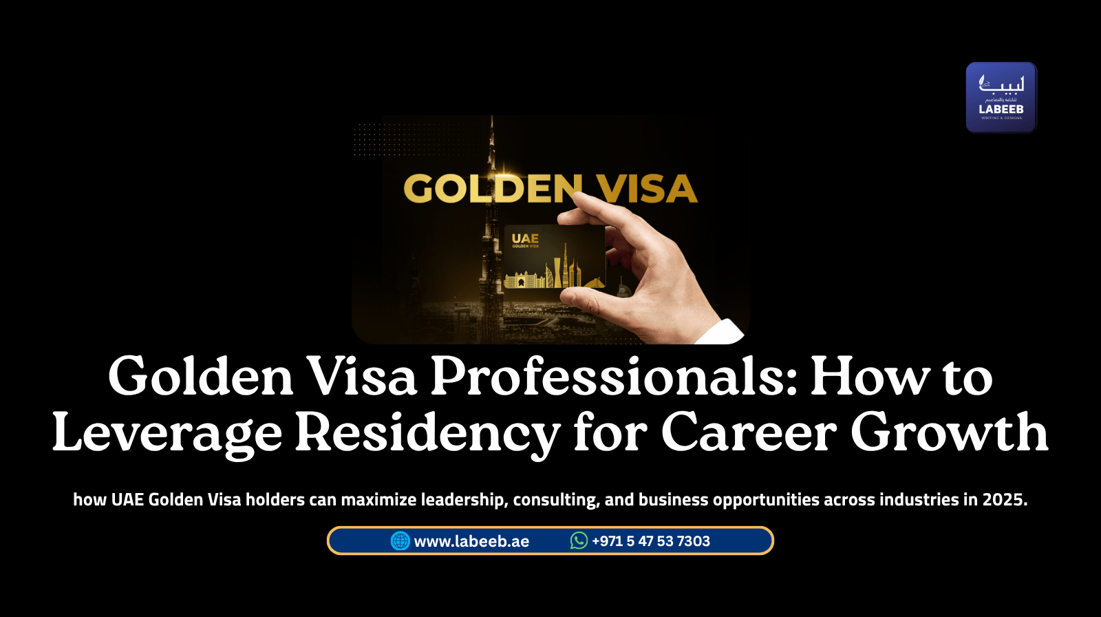 Golden Visa Careers UAE Executive Opportunities for Professionals