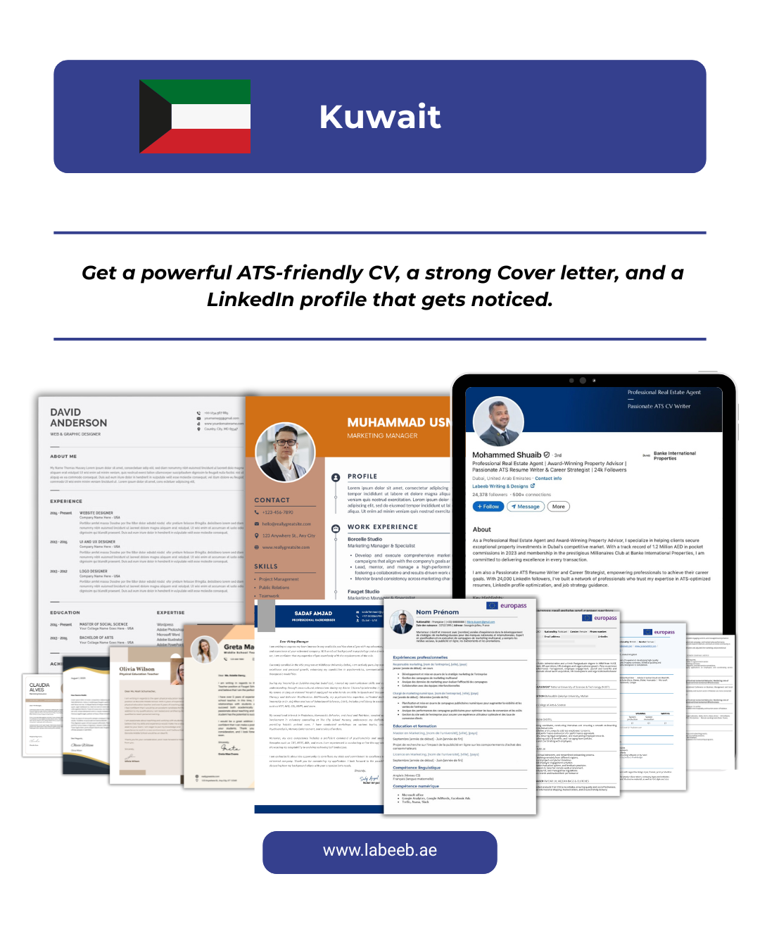 CV Writing Services Kuwait | Stand Out & Get Hired